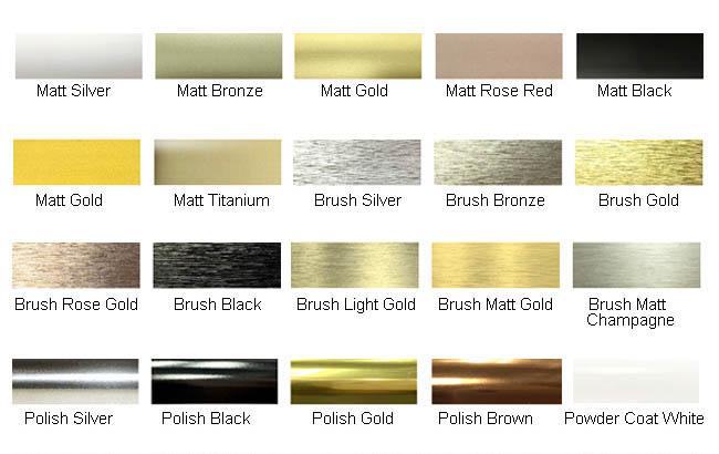 20×10mm Wall Tile Transition Strips Trim With Anodized Brushed Finish