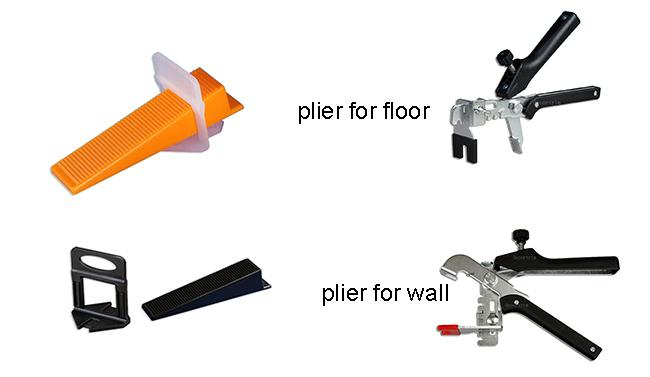 Plasitc Ceramic Floor Tile Leveling Clips 1mm 1.5mm 2mm Thickness