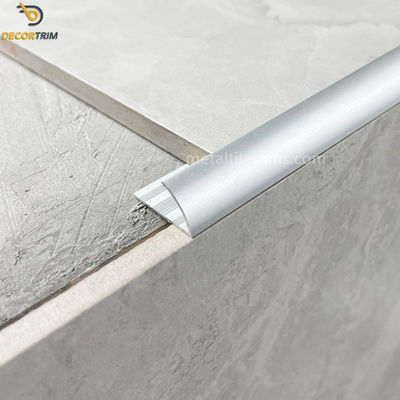 Profile Thickness 1mm Aluminum Tile Edge Trim Straight Floor Tile Edge