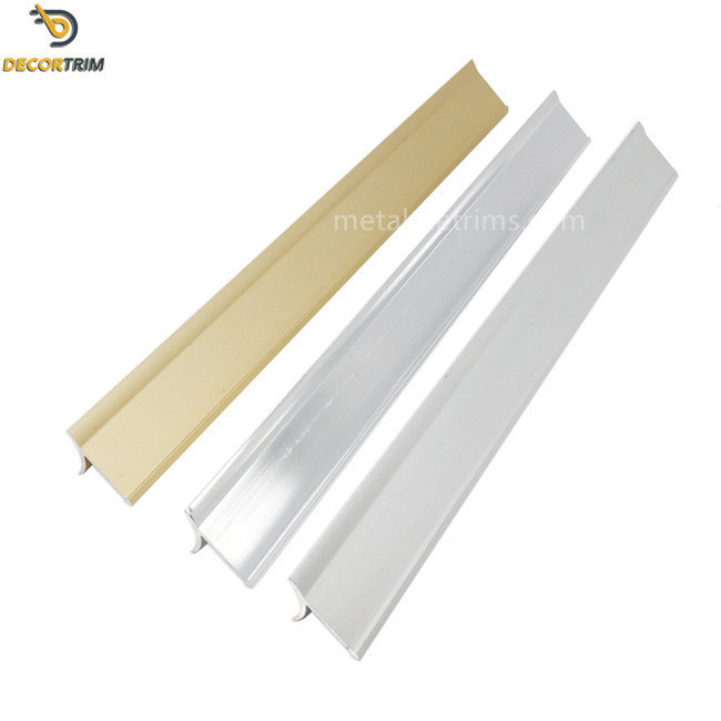 Aluminum 6063 Internal Corner Tile Trim With Anodized Powder Coat Surface