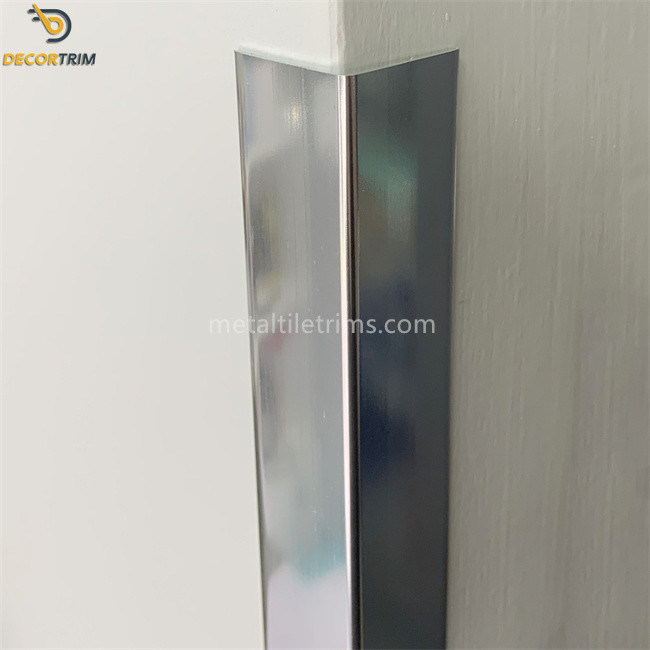 Mechanical Polish Silver Wall Corner Protector Strips For Wall Edge OEM ODM