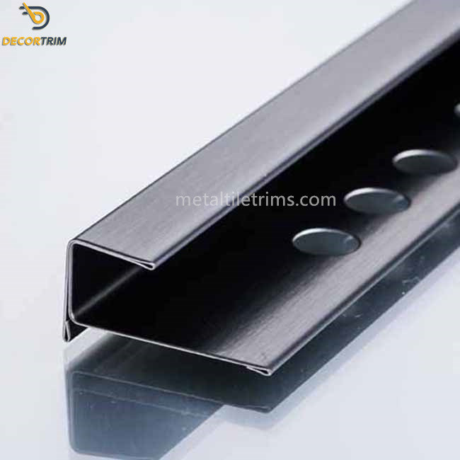 SS304 Stainless Steel Edge Trim For Tiles Ceramic Decoration