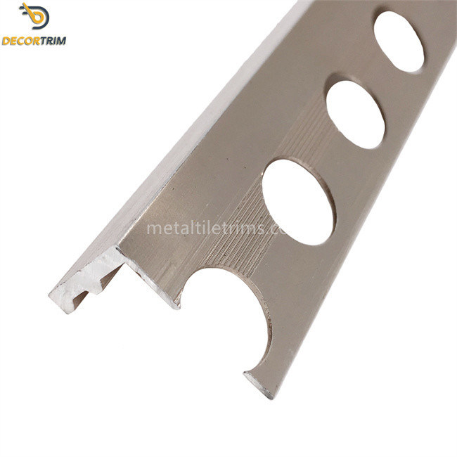 OEM ODM Metal Edge Profile , Aluminum Straight Edge Trim L Shape