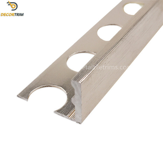 OEM ODM Metal Edge Profile , Aluminum Straight Edge Trim L Shape