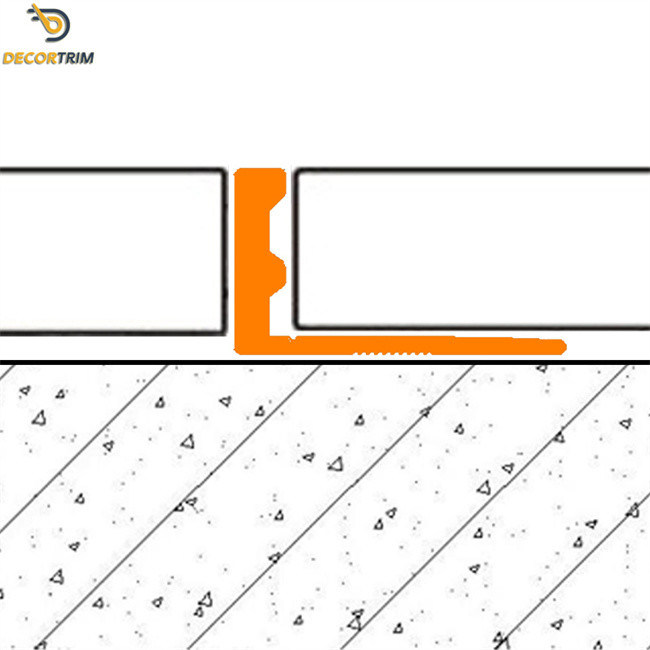 OEM ODM Metal Edge Profile , Aluminum Straight Edge Trim L Shape