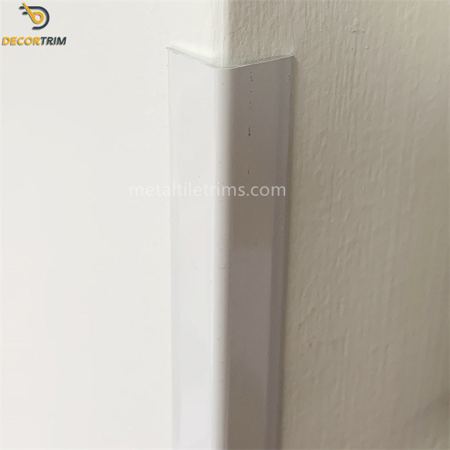 Powder Coating Wall Edge Protection Strips , 15mm Wall Corner Edging ...