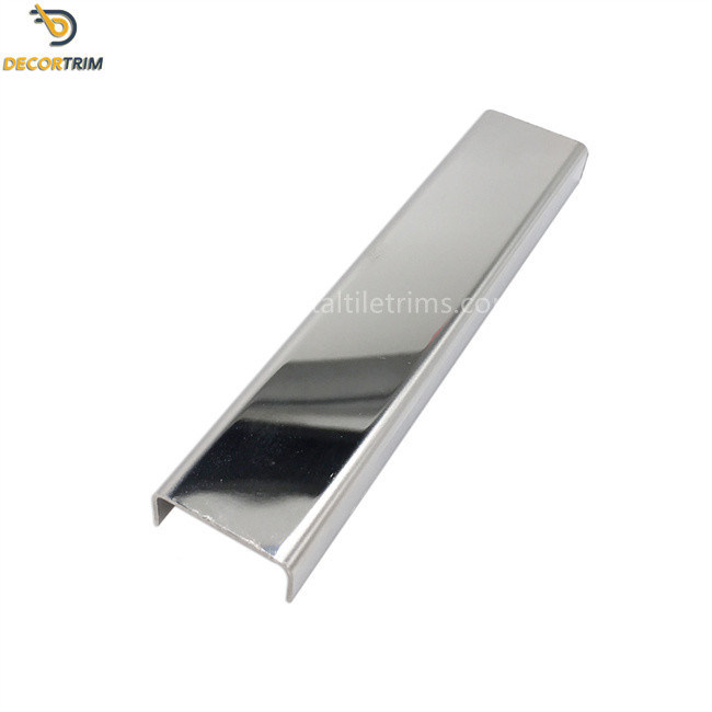 Stainless Steel U Channel Strip , Wall Transition Strips 8k Mirror ...