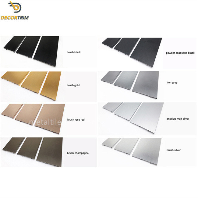 Decorative Aluminum Skirting Board Profiles With Anodized Powder Coat ...