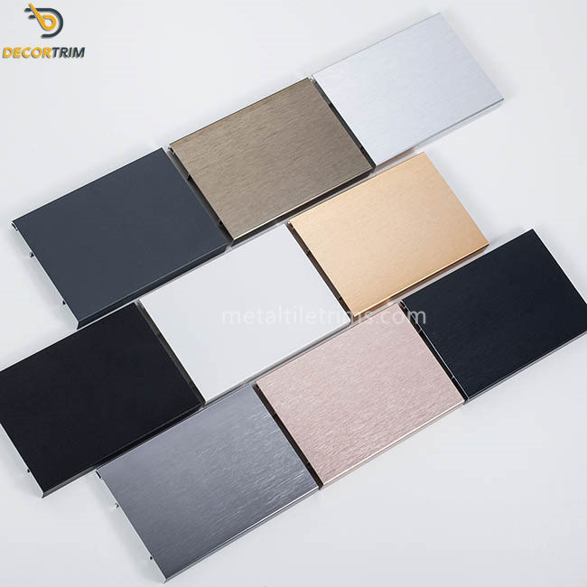 Decorative Aluminum Skirting Board Profiles With Anodized Powder Coat ...
