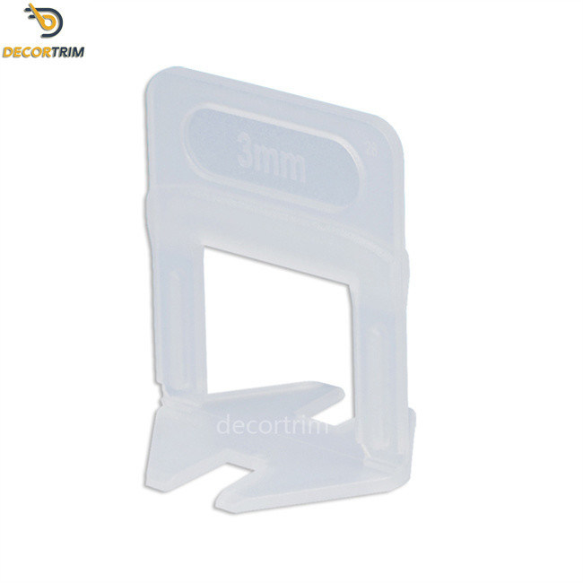 Plasitc Ceramic Floor Tile Leveling Clips 1mm 1.5mm 2mm Thickness