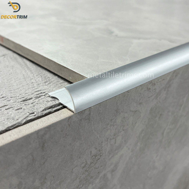 Round Shape 12mm Aluminum Tile Corner Trim Ceramic Tile Edging Trim