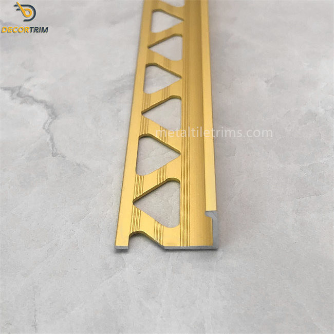 Customizing Different Punching Holes Metal Tile Trim L Shape Tile Edge Trim