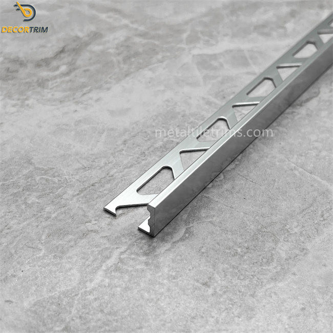 12mm L Shape Metal Tile Trim Aluminum Wall Tile Trim Edging