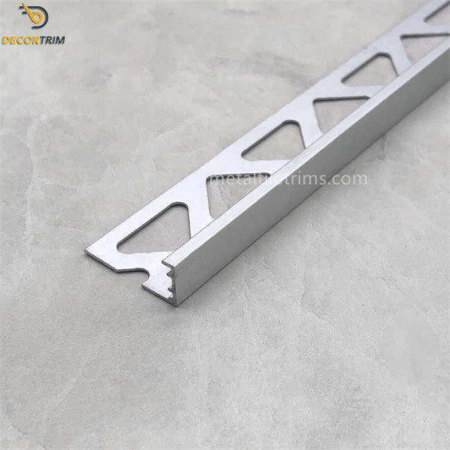 L Shape Metal Tile Profile Trim Ceramic Tile Edging Strips Aluminum Trim