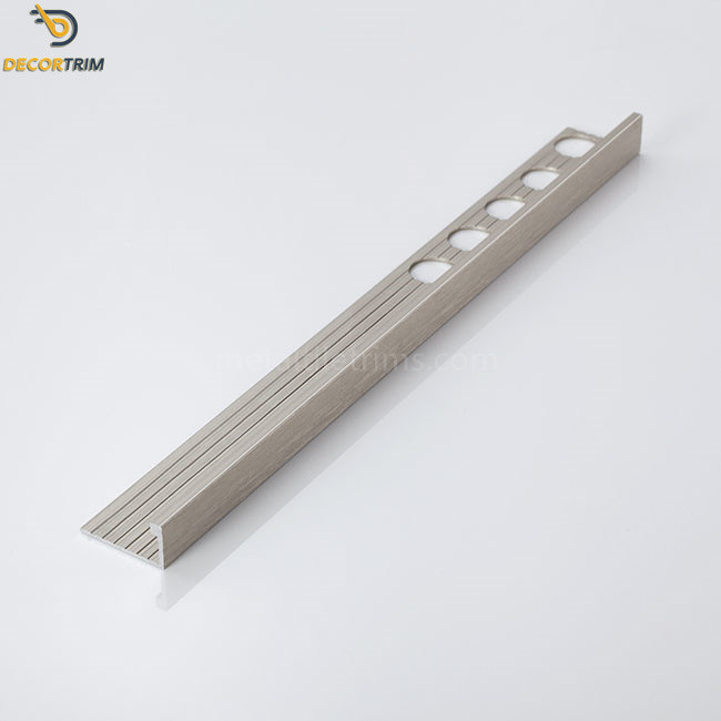 Tile Transition Strips Metal Tile Trims 8mm Black Aluminium 6065
