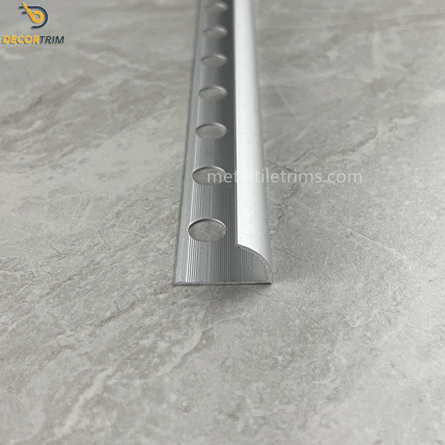 Aluminium Round Edge Tile Trim Wall Edge Protector 20mm Tile Trim