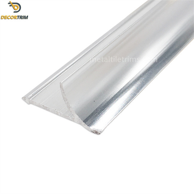 Aluminum 6063 Internal Corner Tile Trim With Anodized Powder Coat Surface