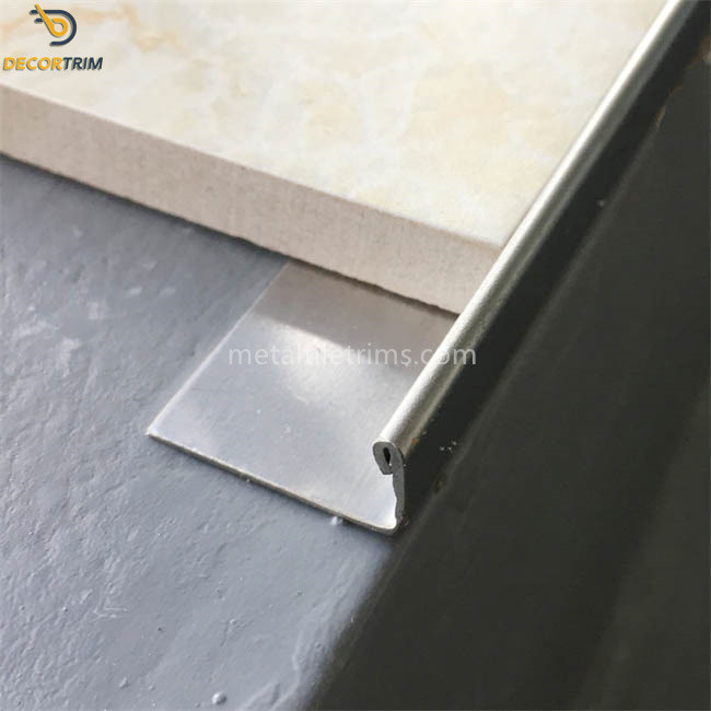 Mirror Stainless Steel Tile Edging Strip L Shape SS201 SS304 Material