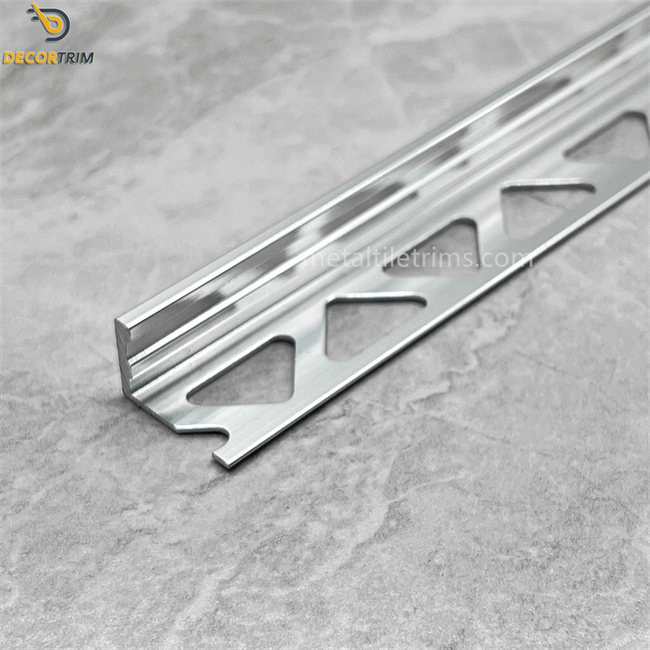 12mm L Shape Metal Tile Trim Aluminum Wall Tile Trim Edging