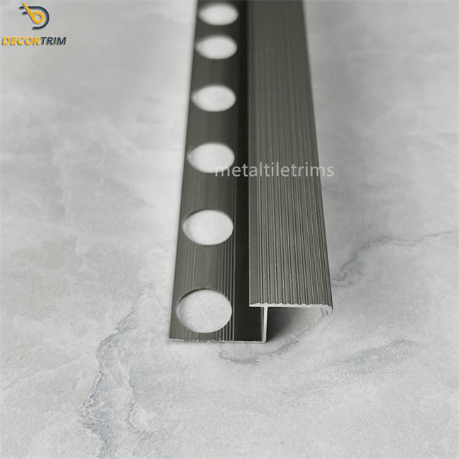 End Of Tile Trim Stair Nosing Tile Trim Brushed Nickel Edge Trim Tile ...