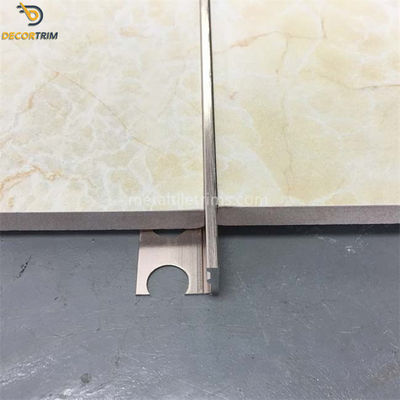 OEM ODM Metal Edge Profile , Aluminum Straight Edge Trim L Shape