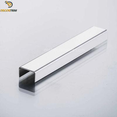 Stainless Steel U Channel Strip , Wall Transition Strips 8k Mirror ...