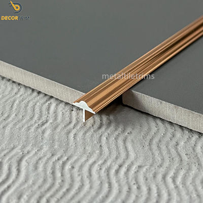 T Trim Edging T Shaped Transition Strip Tile Metal Trim 2.5m / 3m