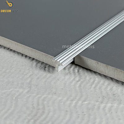 T Shape Floor Transition Strip Tile Trim 90 Degree 6063 Silver