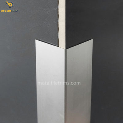 Aluminium Tile Trim L Shape Wall Corner Protector Strips Edge 0.9mm ...
