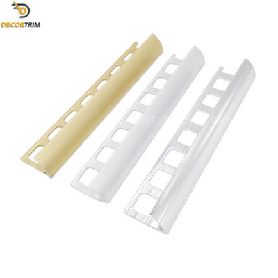 Tile Trim Quarter Round Schluter Edging Silver Gold Marble Tile Trim 2300mm