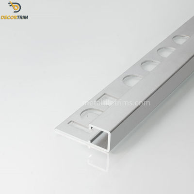 Wall Tile External Corner Trim 10mm Square Edge Tile Trim Aluminium