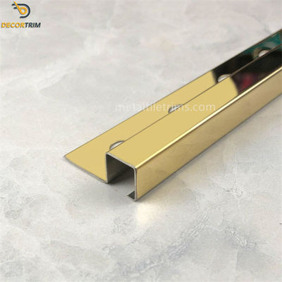 Schluter Transition Strip Floor Tile Trim Tile Edging Corners Gold Colour