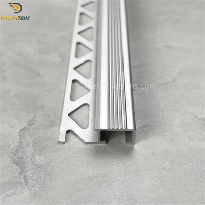 6mm Chrome Matte Black Tile Trim Bullnose Edge Trim Floor Edge Trim 6063 T5