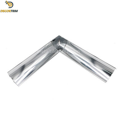 Curved Edge Internal Cove Tile Trim , Aluminum Inside Corner Trim 2.5m ...