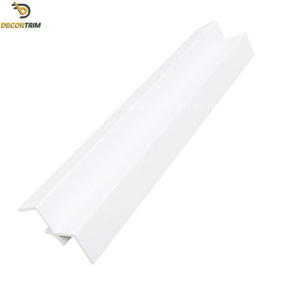 12mm White Internal Corner Tile Trim Plastic PVC Material For UV Board ...