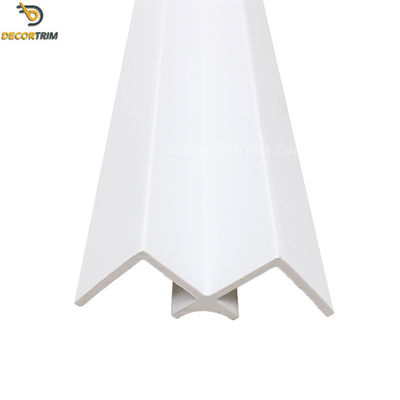 12mm White Internal Corner Tile Trim Plastic PVC Material For UV Board ...