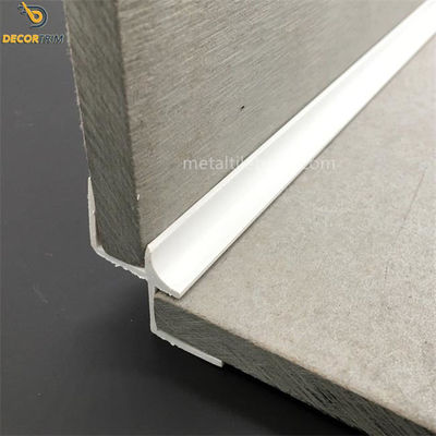 12mm White Internal Corner Tile Trim Plastic PVC Material For UV Board ...
