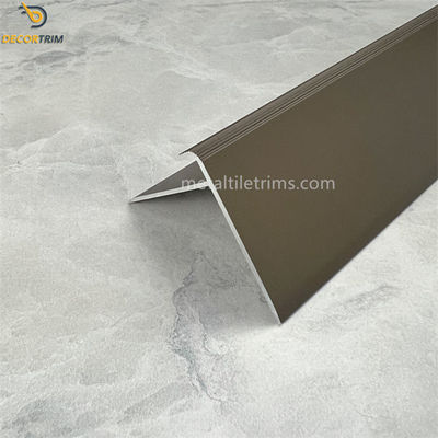 Decorative Metal Strip Stair Nosing For Vnyl Floor Transition Profile