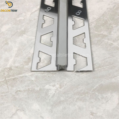 Stainless Steel Tile Edge Trim Expansion Joint Profile 3000mm