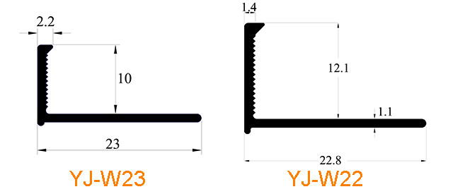 10mm Aluminium Straight Edge Trim , Silver L Shaped Metal Edging ODM