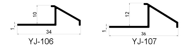 Slope Edge Floor Transition Strip Reducer Chrome Silver Color