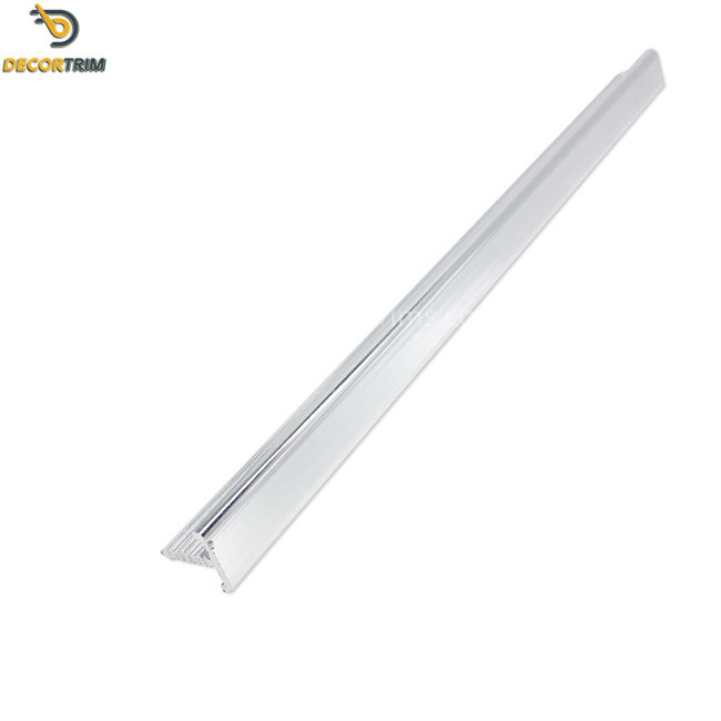 Aluminum 6063 T Shaped Transition Strip , Floor Divider Strip 10mm Width