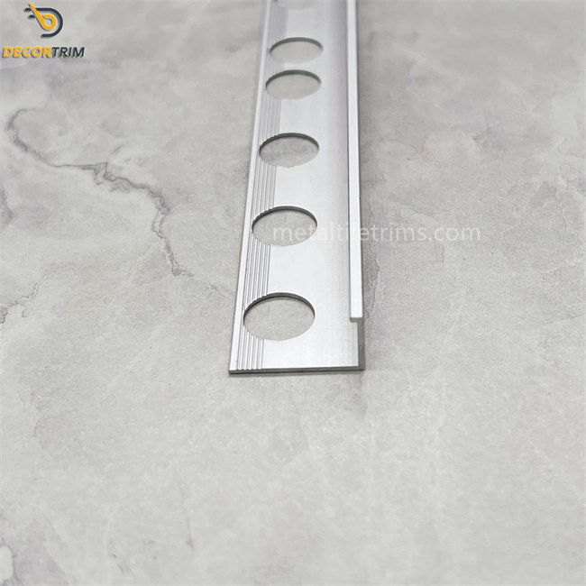 Profile Thickness 1mm Aluminum Tile Edge Trim Straight Floor Tile Edge