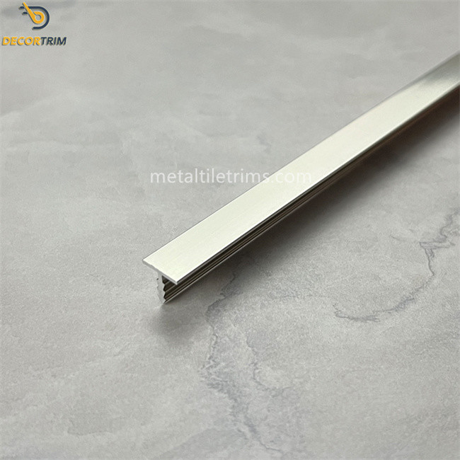 Gold Corner Trim Metal T Shaped Transition Strip Floor Edging Trim