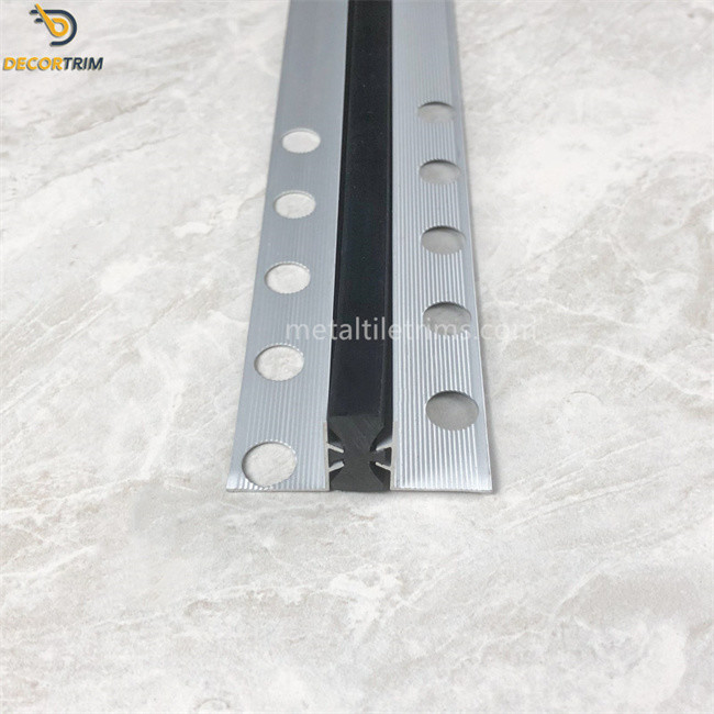 Tile Trim On Floor Expansion Joint Profile Flooring Profile Mirror Finish